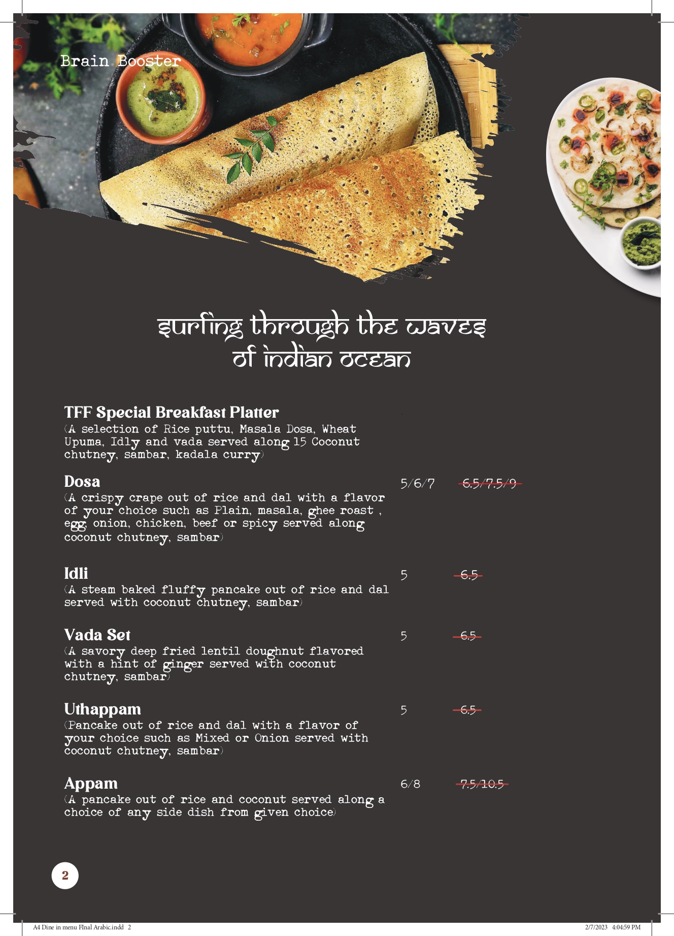 Menu - THE FOOD FACTORY OFFICIAL