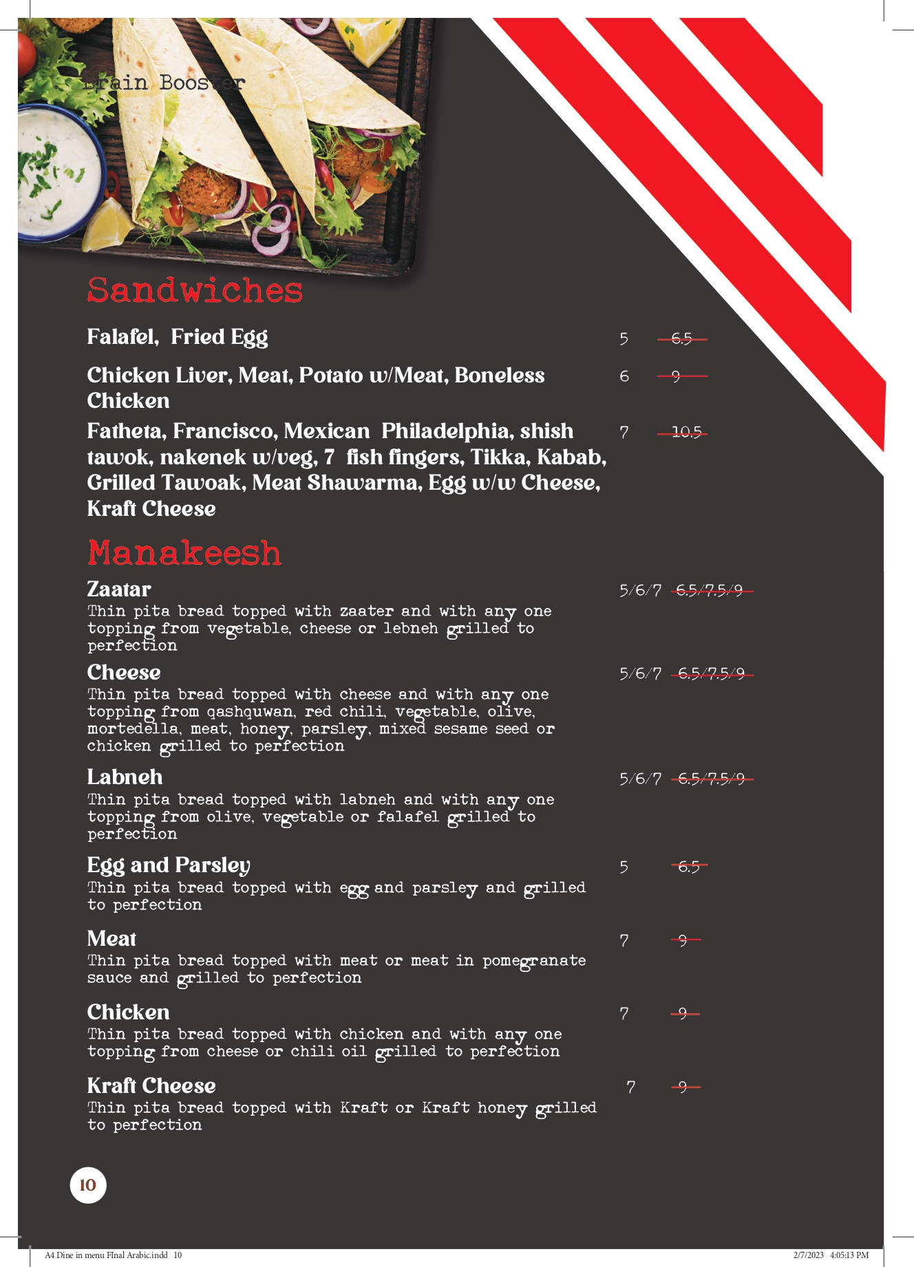 Menu - THE FOOD FACTORY OFFICIAL