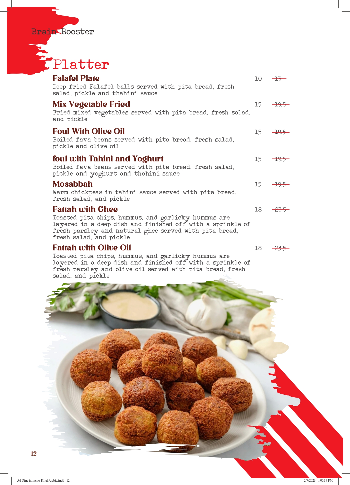 Menu - THE FOOD FACTORY OFFICIAL