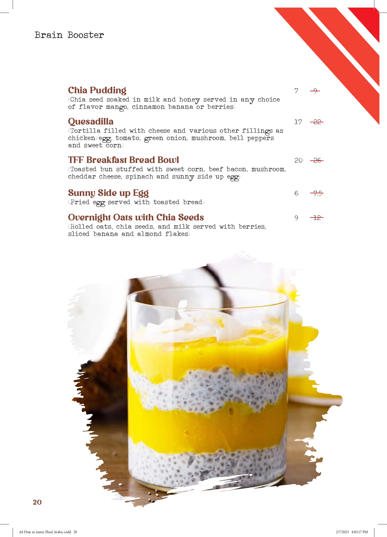 Menu - THE FOOD FACTORY OFFICIAL