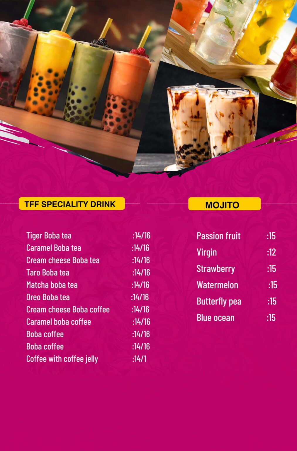 Menu – THE FOOD FACTORY OFFICIAL